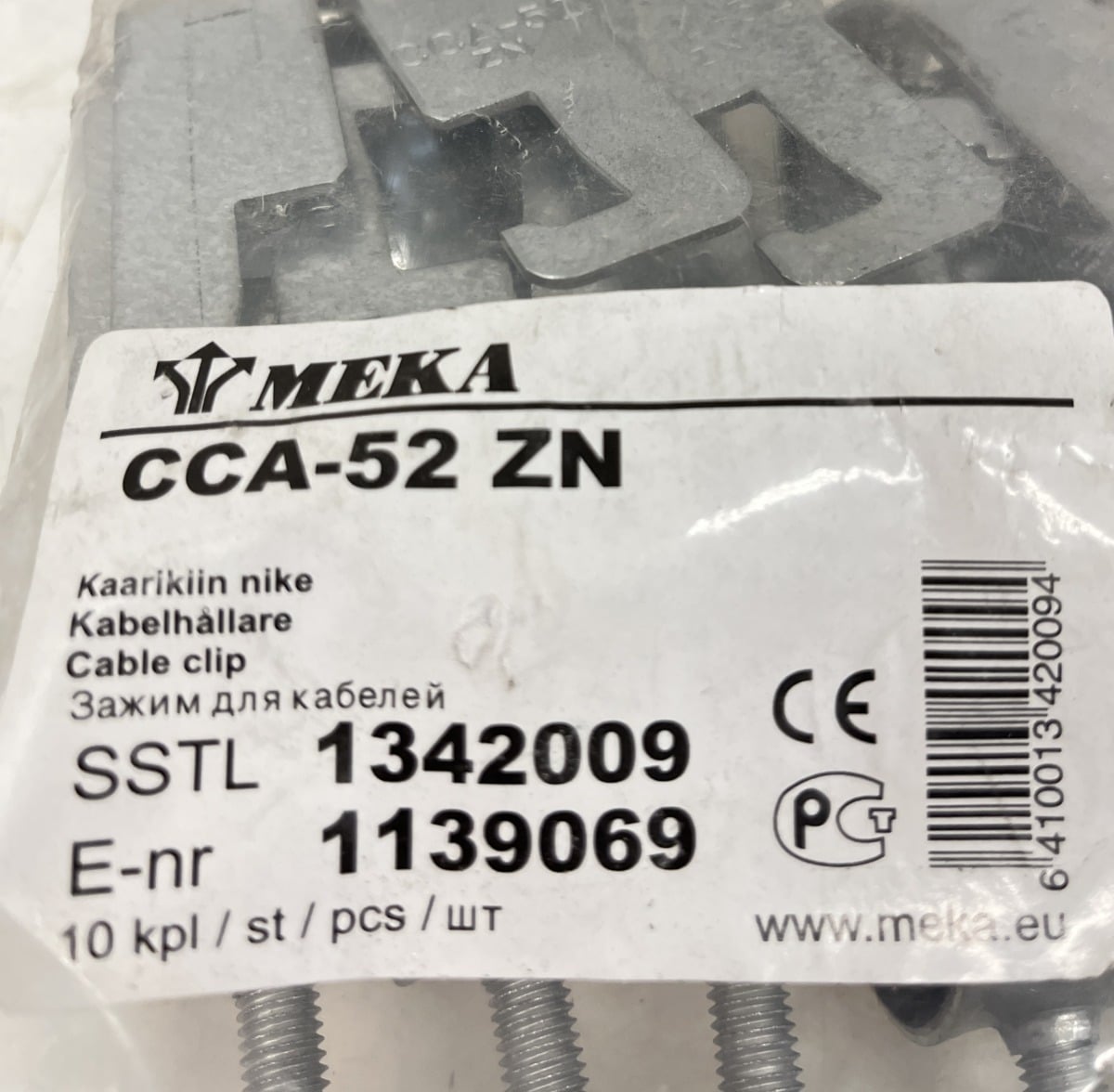 Kaarikiinnike Meka CCA-52 ZN - Purkukolmio Oy